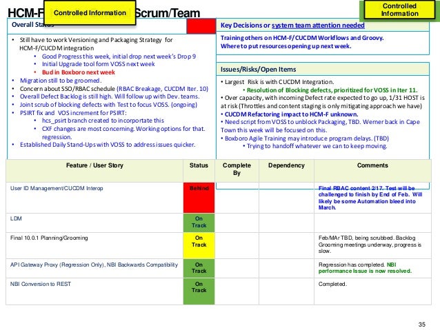 Program Weekly Meeting