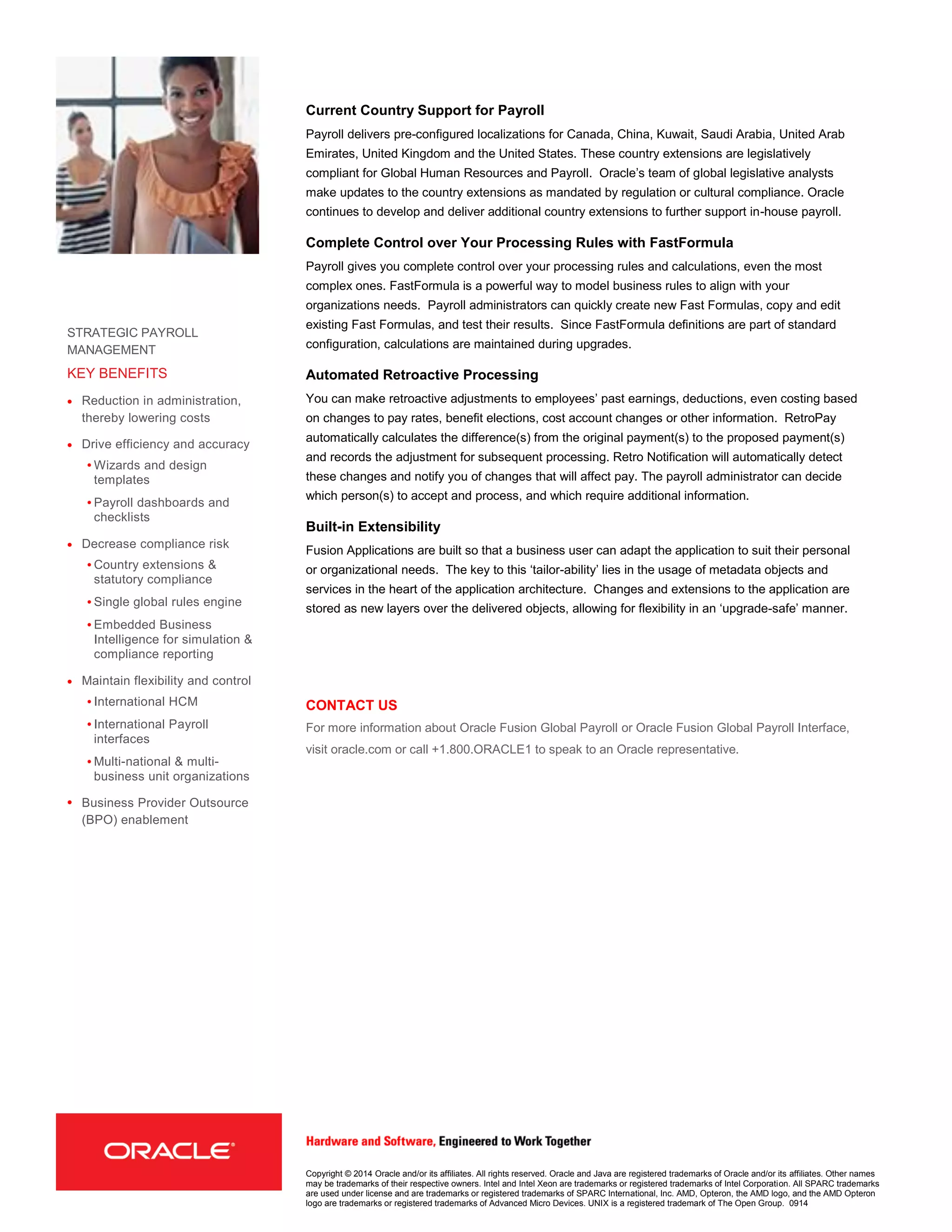 Hcm fusion-payroll-1541040 | PDF