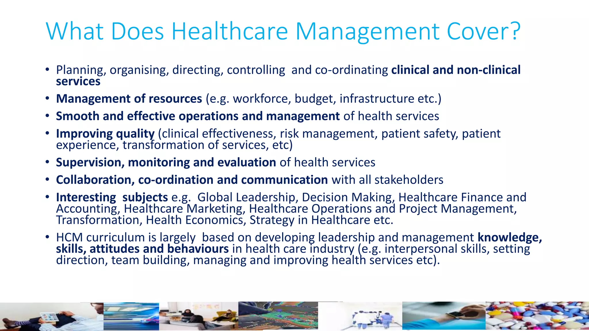 ‘Healthcare Management’: What differentiates it from ‘General ...