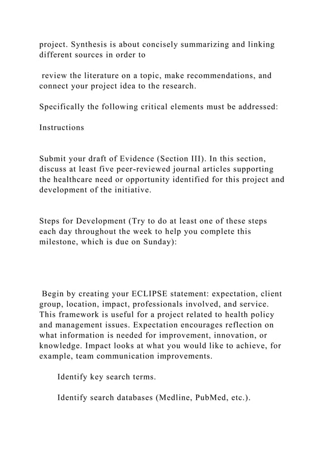 HCM 491 Milestone Two Guidelines and Rubric Submit your draf | DOCX