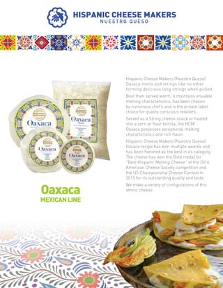 Hispanic Cheese Makers catalog 2018 | PDF