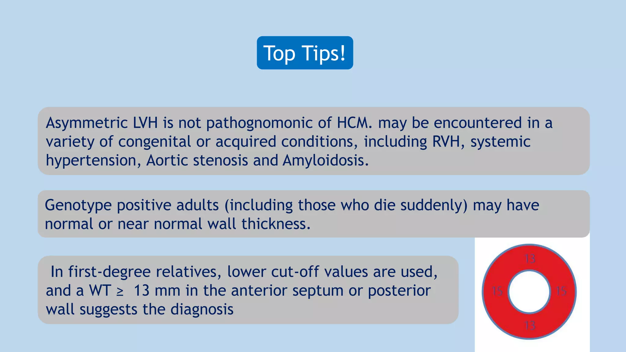 Echocardiographic Evaluation of Hypertrophic Cardiomyopathy | PPTX