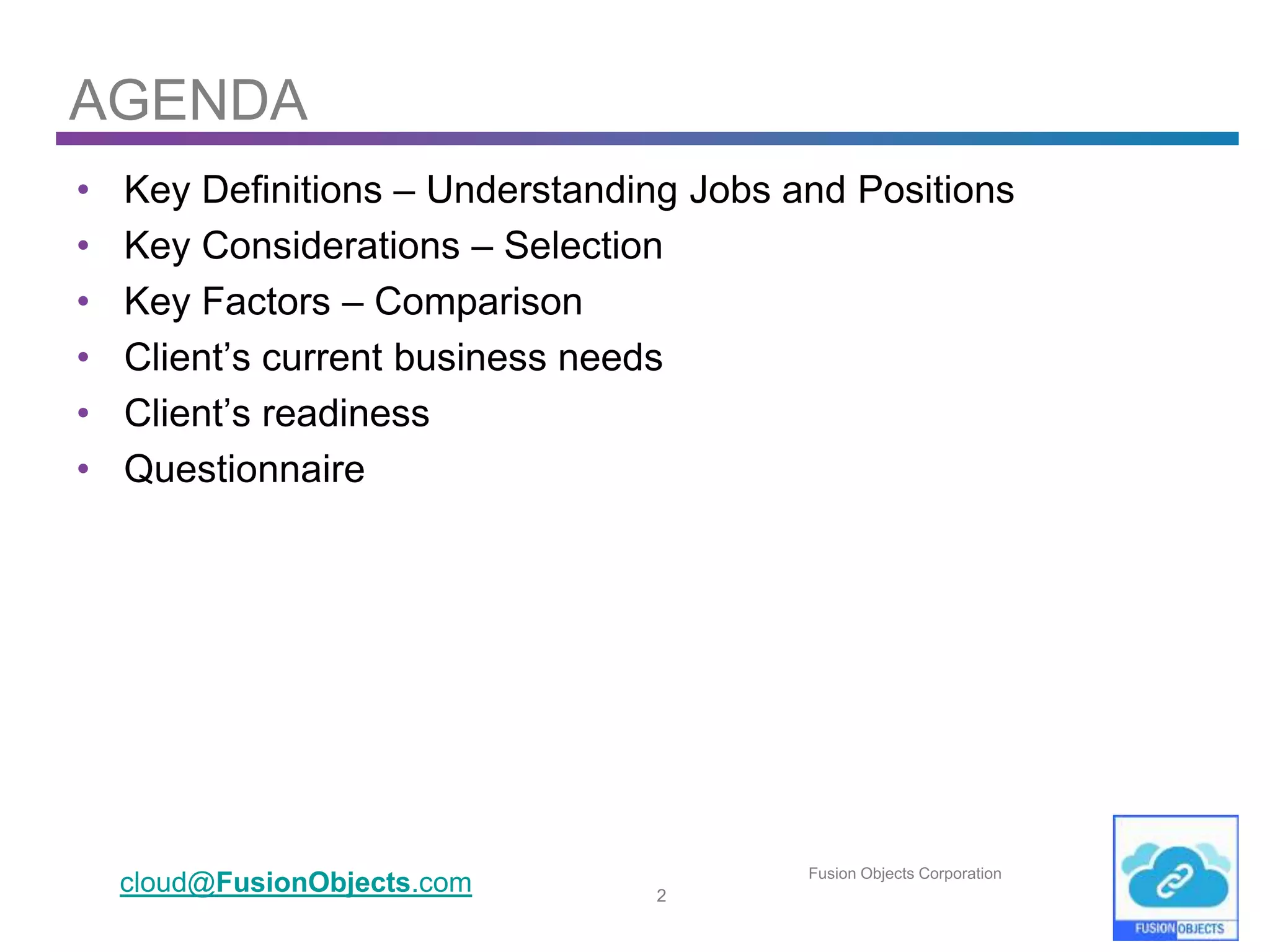 Oracle HCM Cloud - Positions vs Jobs Decision - A Case Study | PPTX