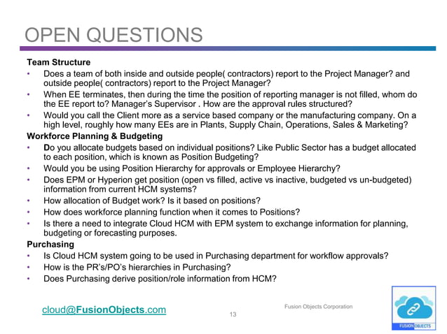 Oracle HCM Cloud - Positions vs Jobs Decision - A Case Study | PPTX ...