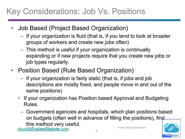 Oracle HCM Cloud - Positions vs Jobs Decision - A Case Study | PPTX ...