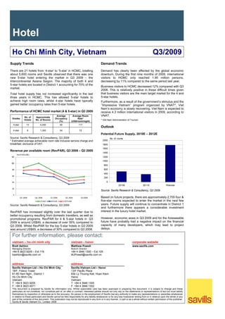 Savills - HCMC Market Brief Q3 2009 ENG | PDF