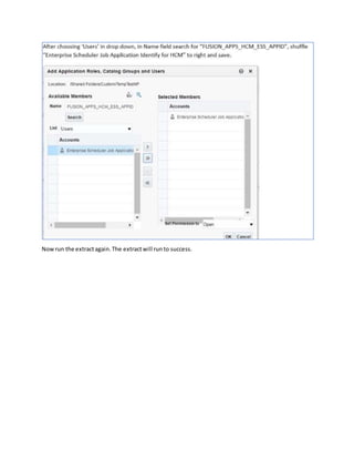 Hcm extracts error | DOCX