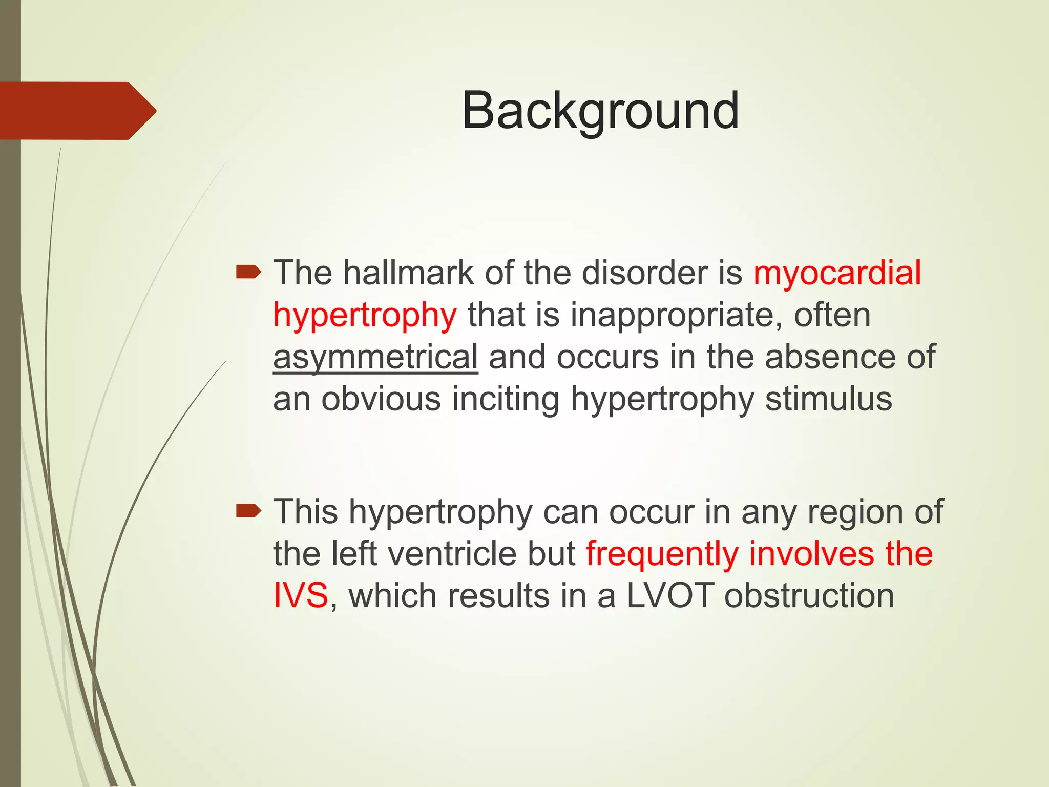 Hypertrophic cardiomyopathy | PPTX