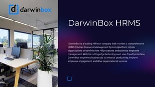 HCM Overview of Darwinbox and its competition | PDF