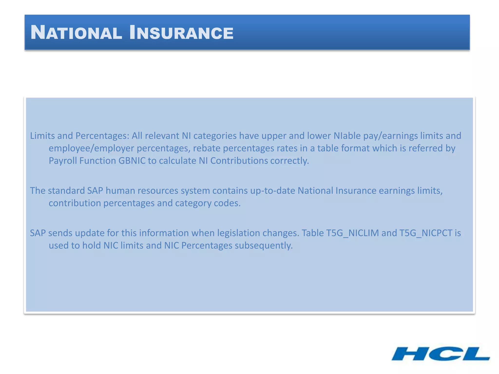 Hcm ppt uk_py_national_insurance | PPT