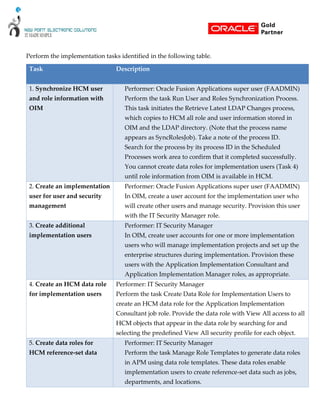 Oracle Human Capital Management Setup Document | PDF