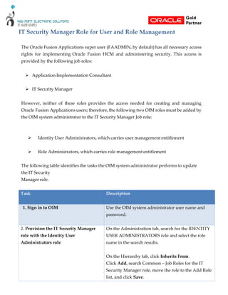 Oracle Human Capital Management Setup Document | PDF