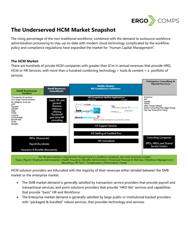 The HCM - Human Capital Management Services midyear 2018 update | PDF