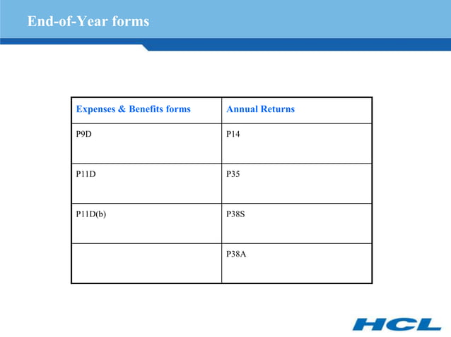 Hcm trg uk_py_statutory_forms__e-filing | PPT
