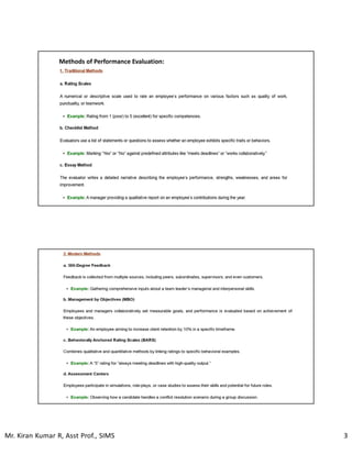 Unit 03 PERFORMANCE EVALUATION AND CONTROL PROCESS | PDF