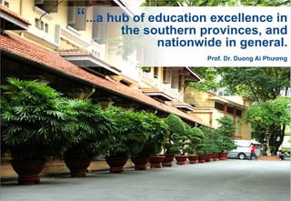 The UNIVERSITY OF SCIENCE HO CHI MINH CITY - A GLANCE | PPS