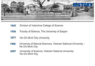 The UNIVERSITY OF SCIENCE HO CHI MINH CITY - A GLANCE | PPS