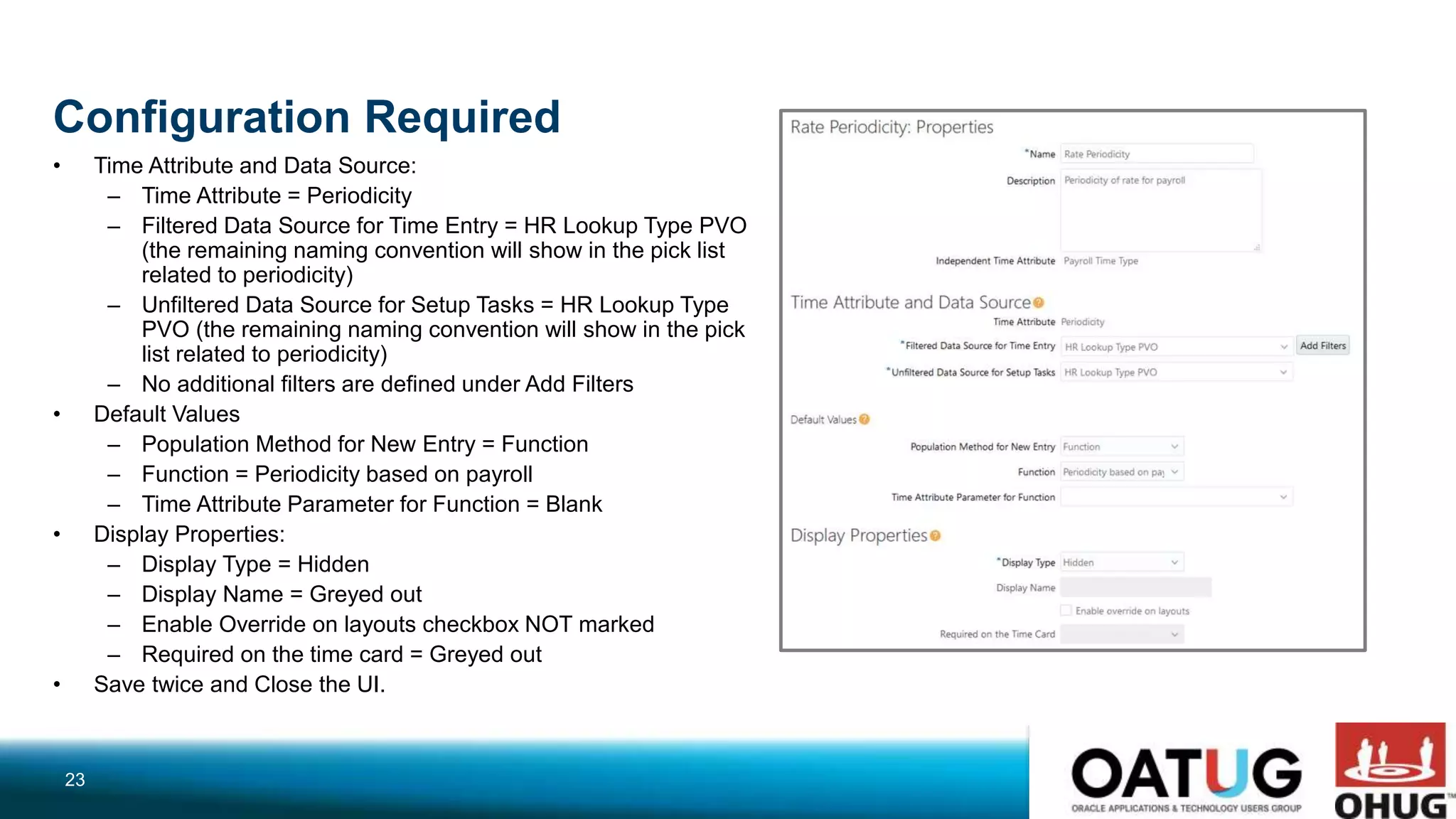 Oracle Cloud Time and Labor: Default Payroll Rate, Override Rate and Flat Dollar Amount Time ...