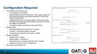 Oracle Cloud Time and Labor: Default Payroll Rate, Override Rate and ...
