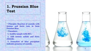 TESTS FOR DETECTION OF HYDROGEN CYANIDE (HCN) | PDF