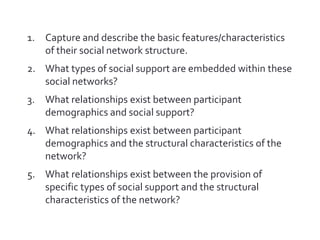 The exchange of social support via social networks of maternal ...