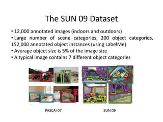 Exploiting Hierarchical Context on a Large Database of Object Categories | PPT