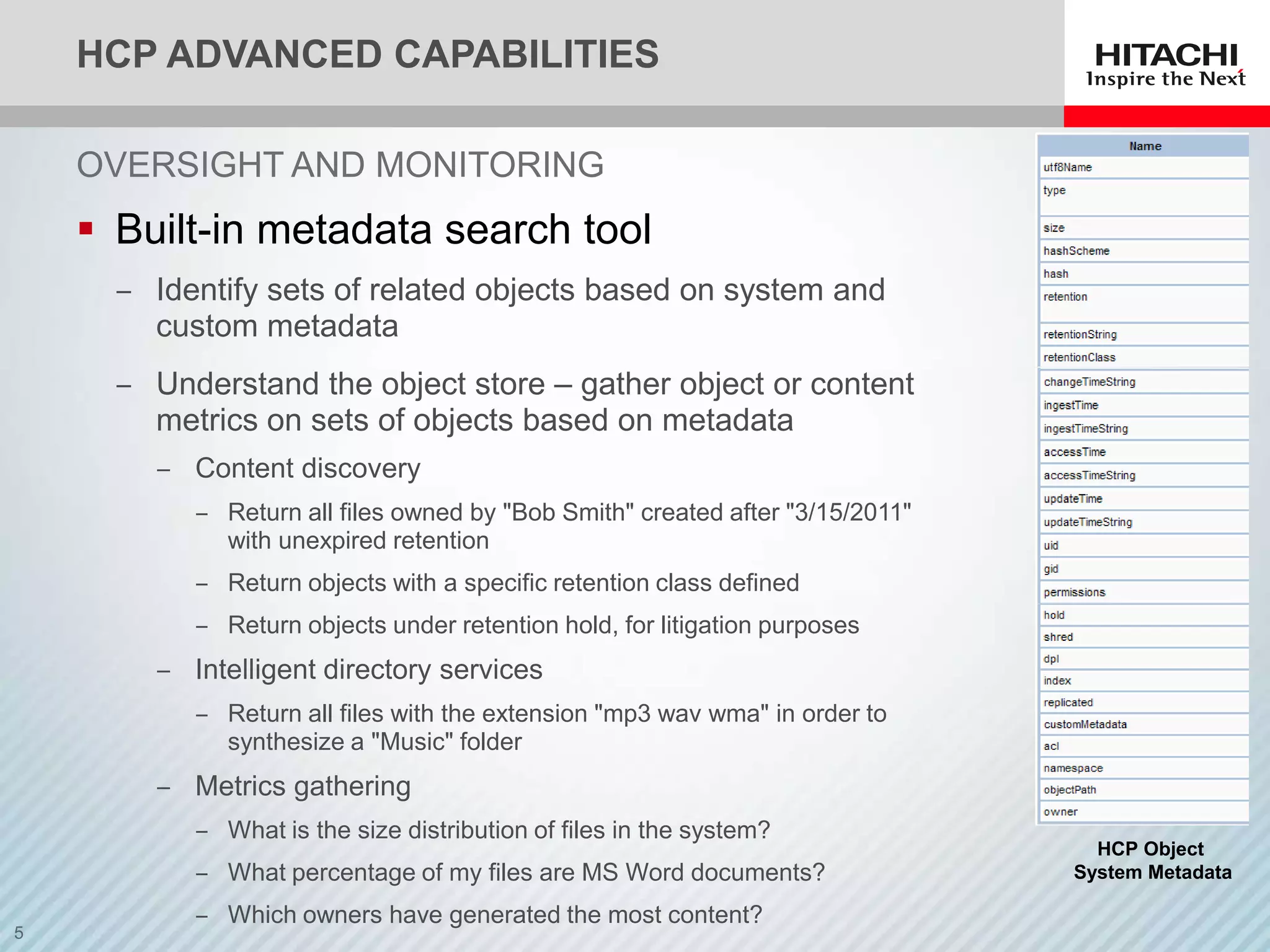 Hitachi Content Platform 5.0 What's New | PPTX