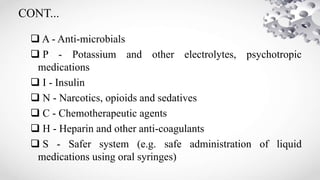Hospital and Clinical Pharmacy Chapter 3 (Part 1) (2nd DPharm) | PPTX