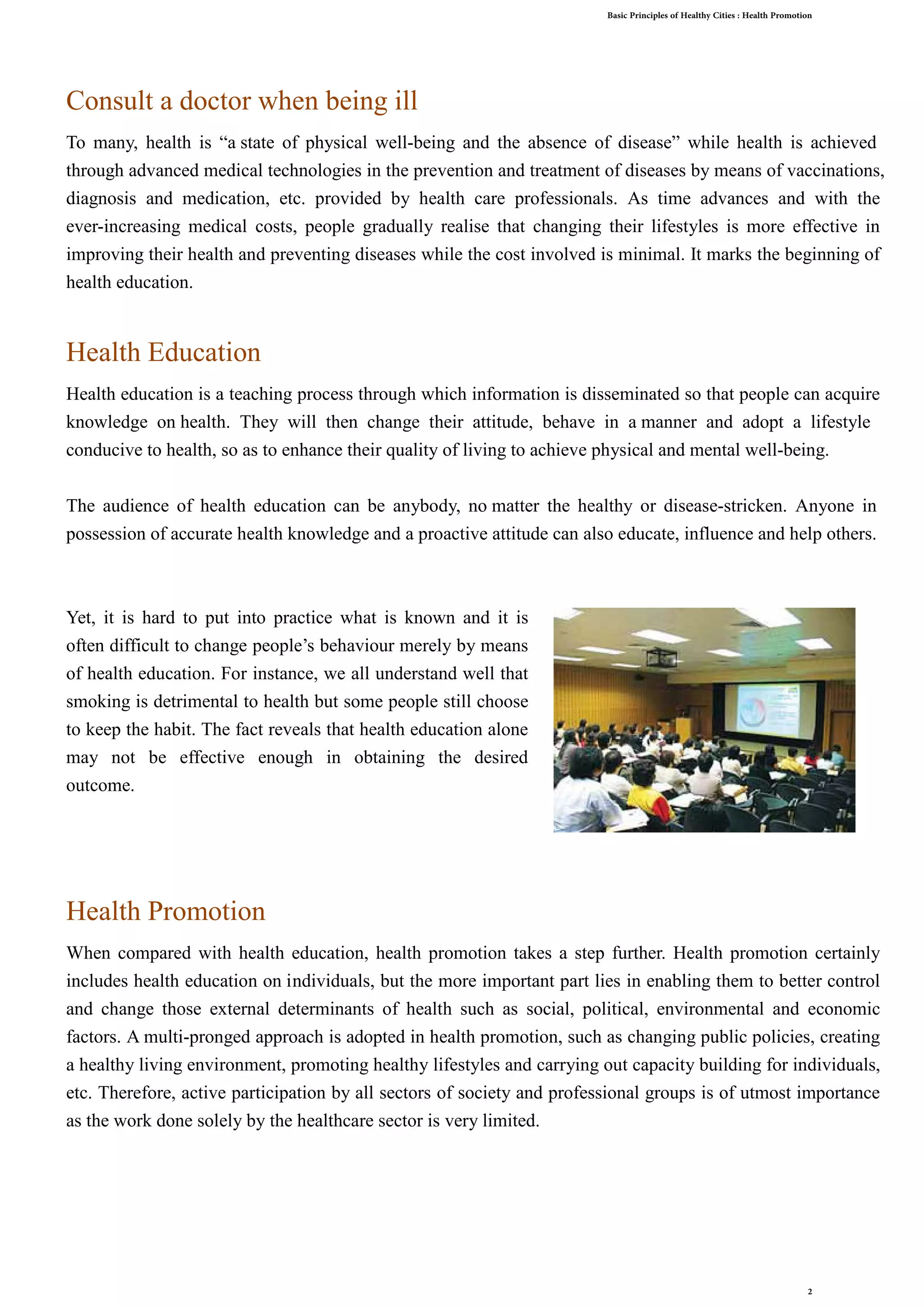 Hcp health promotion_en | PDF | Smoking Cessation | Wellness