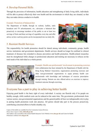 Hcp health promotion_en | PDF | Smoking Cessation | Wellness