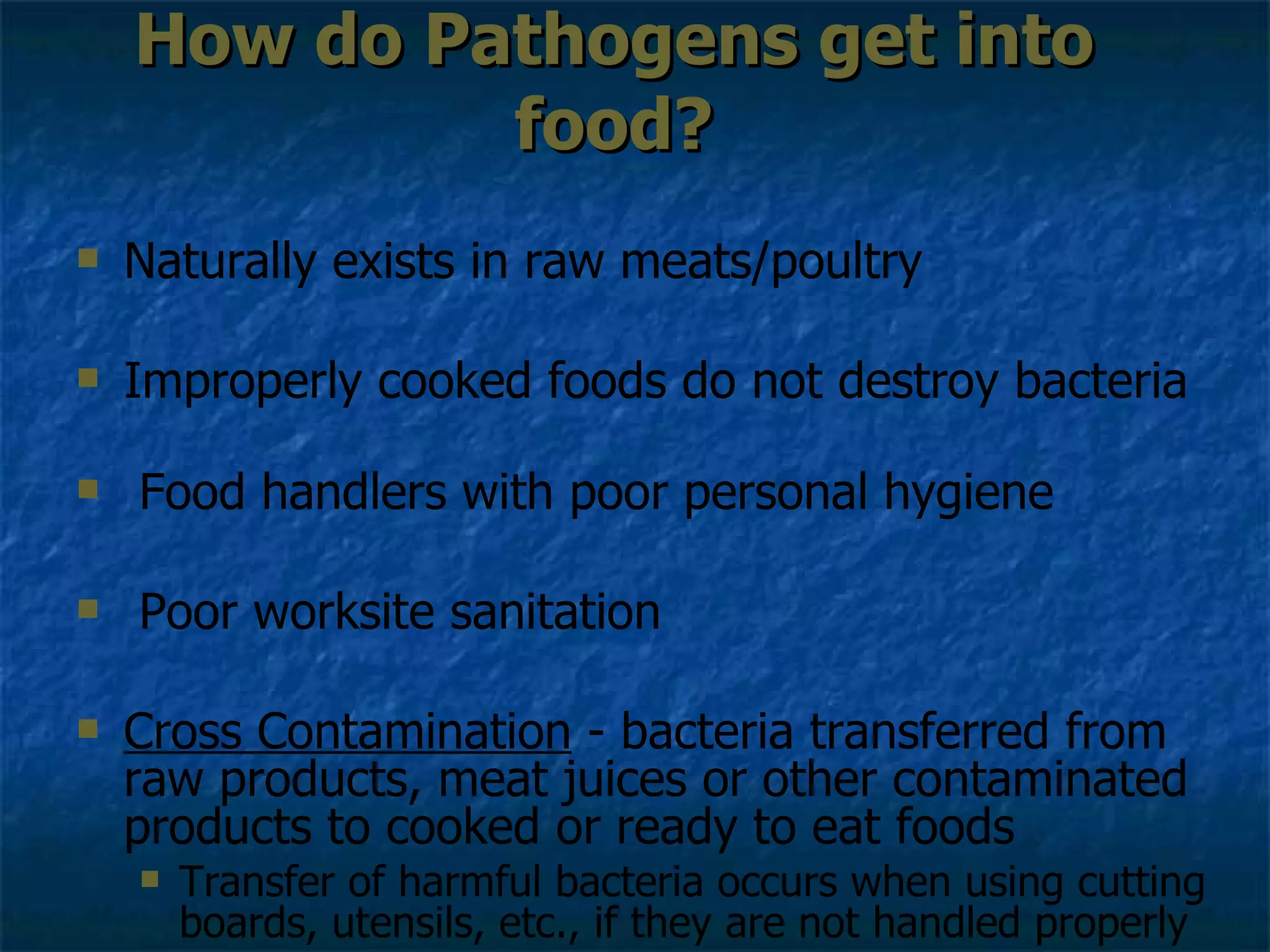 Food Safety Training | PPT