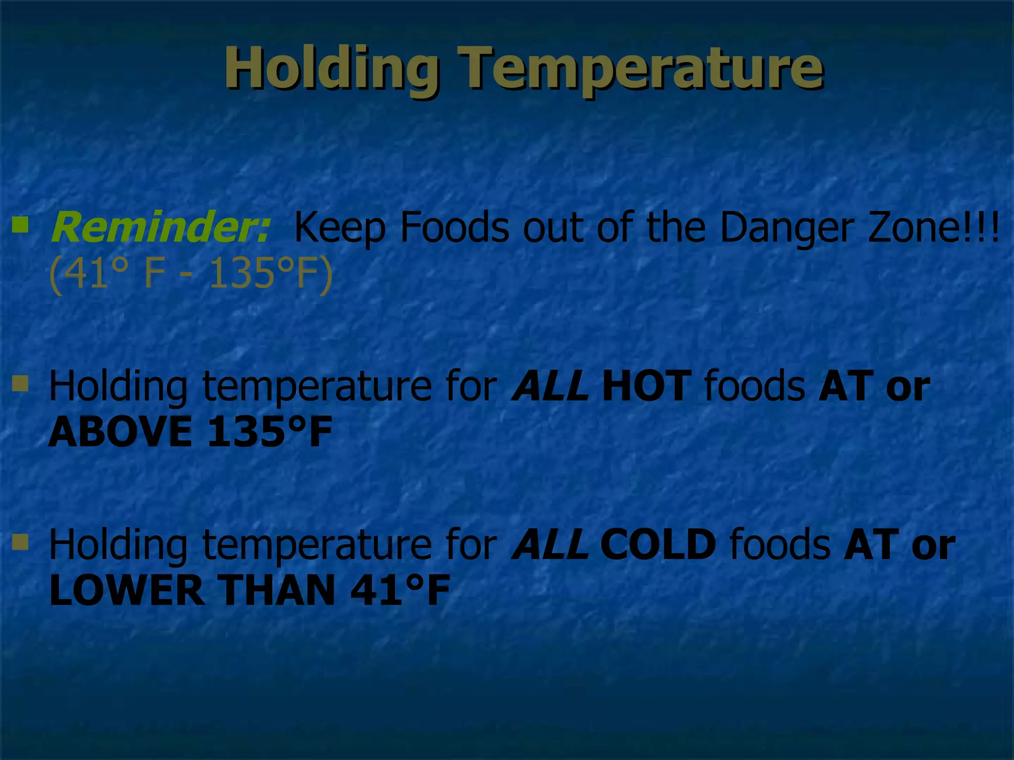 Food Safety Training | PPT