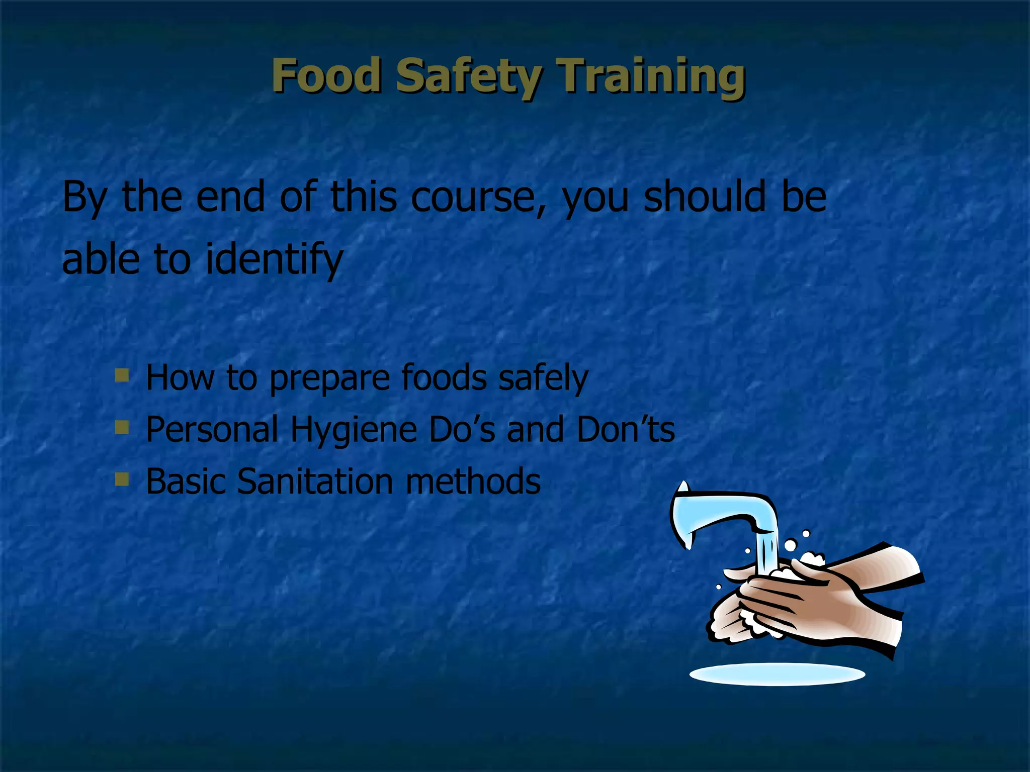 Food Safety Training | PPT
