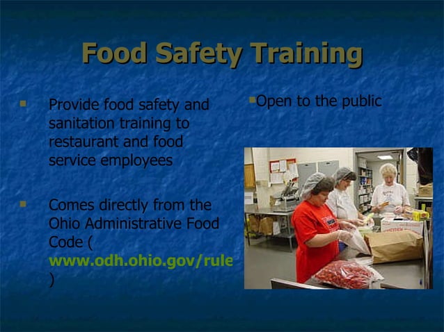Food Safety Training | PPT