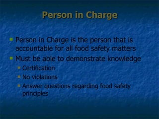 Food Safety Training | PPT
