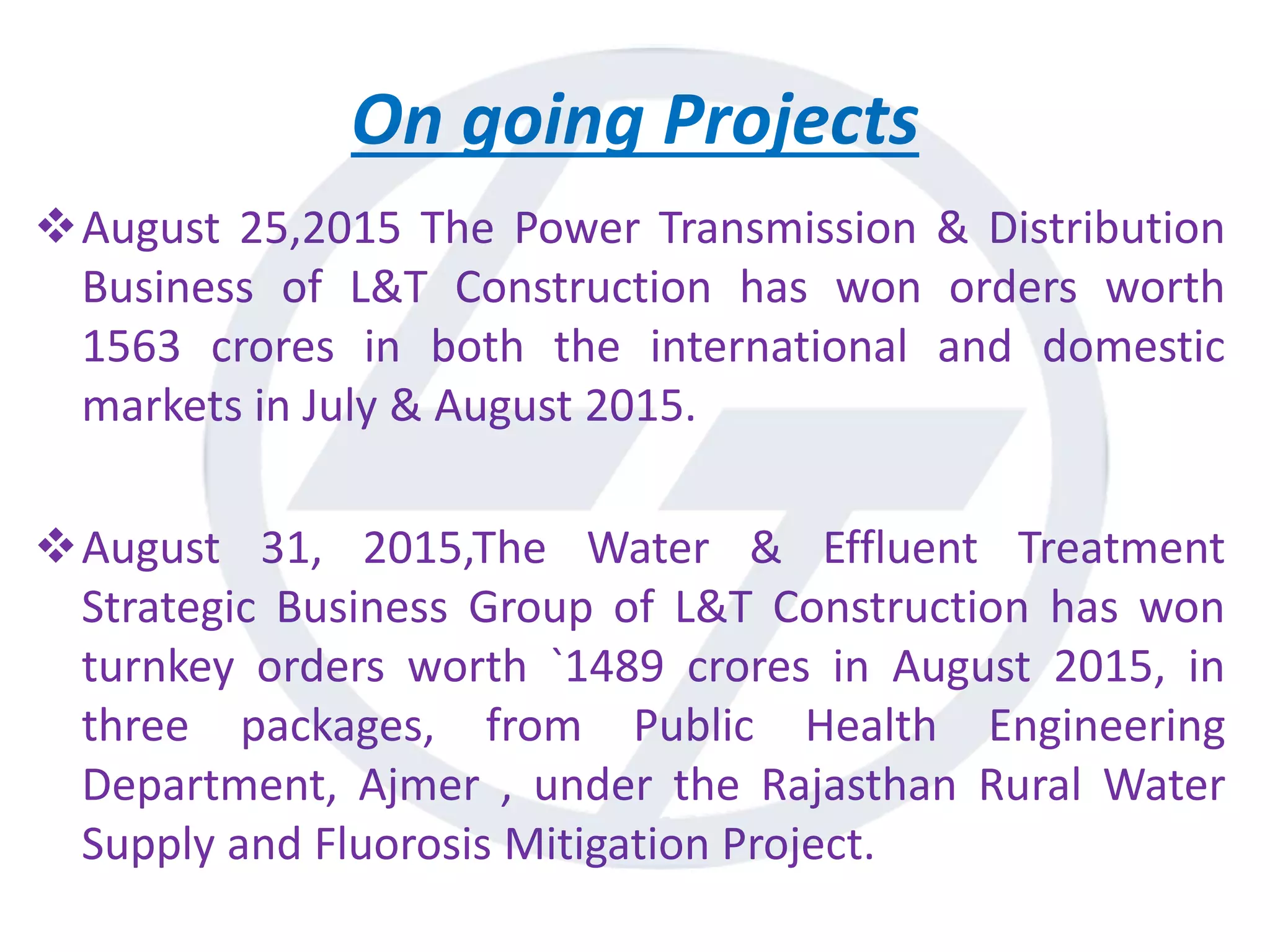 larsen and toubro ppt | PPTX