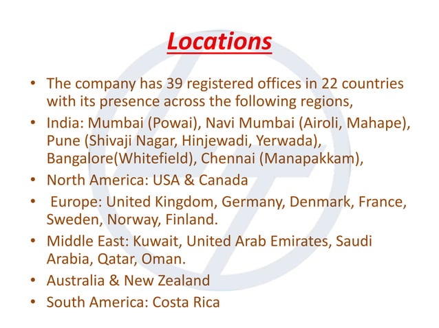 larsen and toubro ppt | PPTX | Large Business | Business