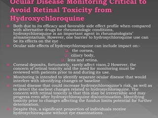 Hcq ocular toxicity | PPTX
