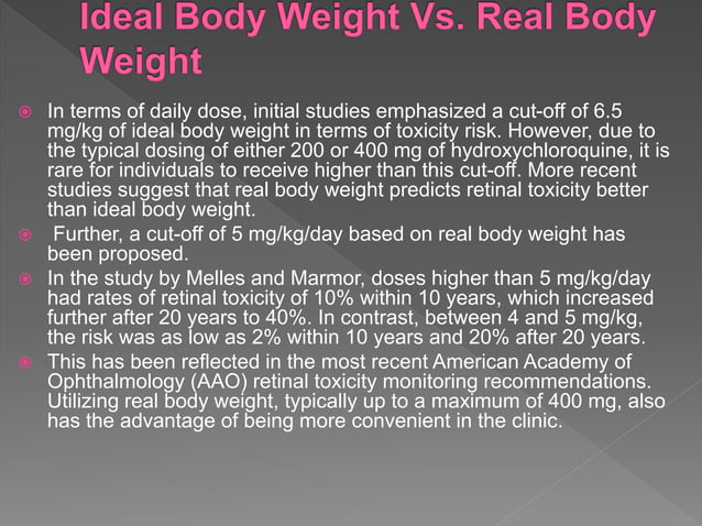 Hcq ocular toxicity | PPTX | Eye and Vision Conditions | Diseases and ...