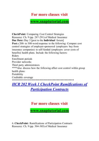 Hcr 202 Education Organization / snaptutorial.com