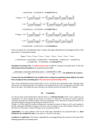 Hcr's Theory of Polygon (Proposed by Mr Harish Chandra Rajpoot) | PDF