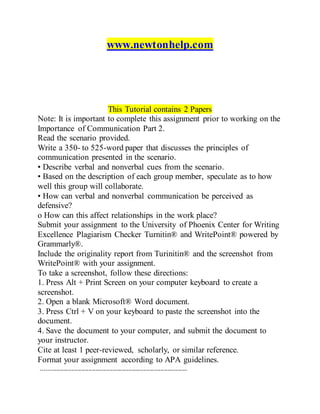 HCS 131 Perfect Education/newtonhelp.com