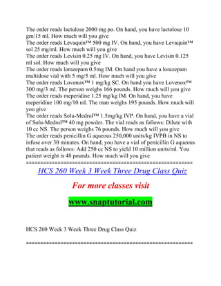 HCS 260 help A Guide to career/Snaptutorial | PDF