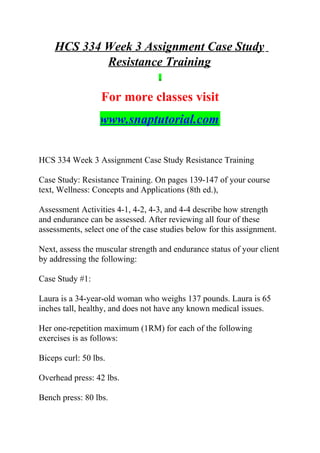 Hcs 334 Enhance teaching-snaptutorial.com