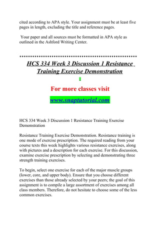 Hcs 334 Enhance teaching-snaptutorial.com