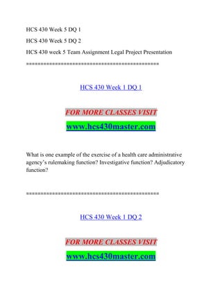 HCS 430 MASTER Education Counseling--hcs430master.com