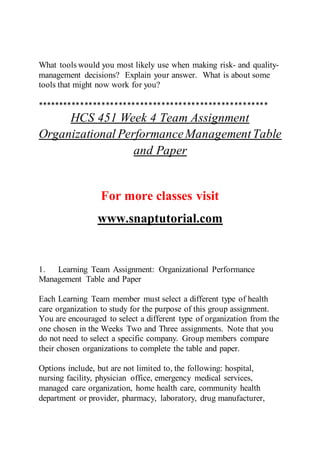 HCS 451 Exceptional Education - snaptutorial.com