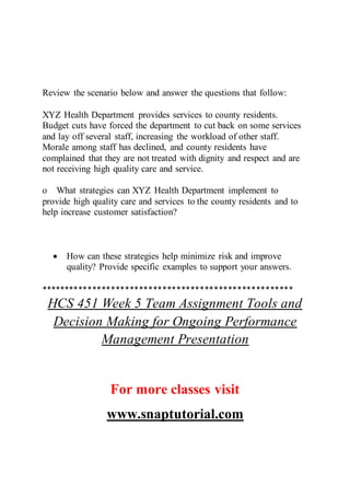 HCS 451 Exceptional Education - snaptutorial.com