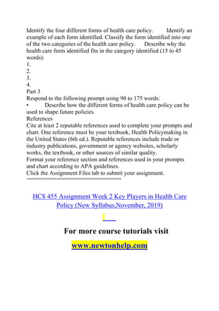 HCS 455 Become Exceptional/newtonhelp.com