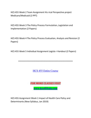 HCS 455 EDU You can do it--hcs455edu.com